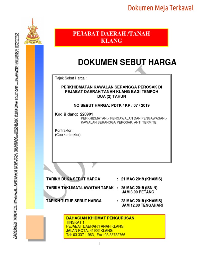 CTH DOK SHARGA PEST CONTROL 2019 | PDF