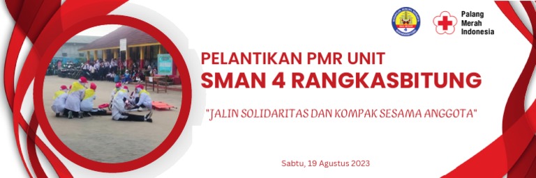 Spanduk Pelantikan PMR SMAN 4 Rangkasbitung | PDF