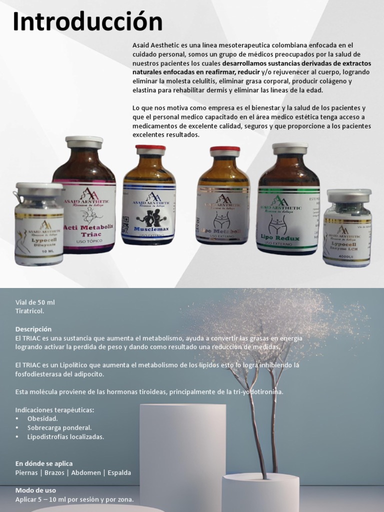 Fichas Tecnicas Asaid Aesthetic | PDF