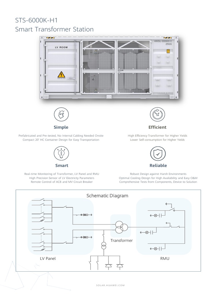 NewSmartTransformerStation STS 6000K H1 | PDF | Transformer ...