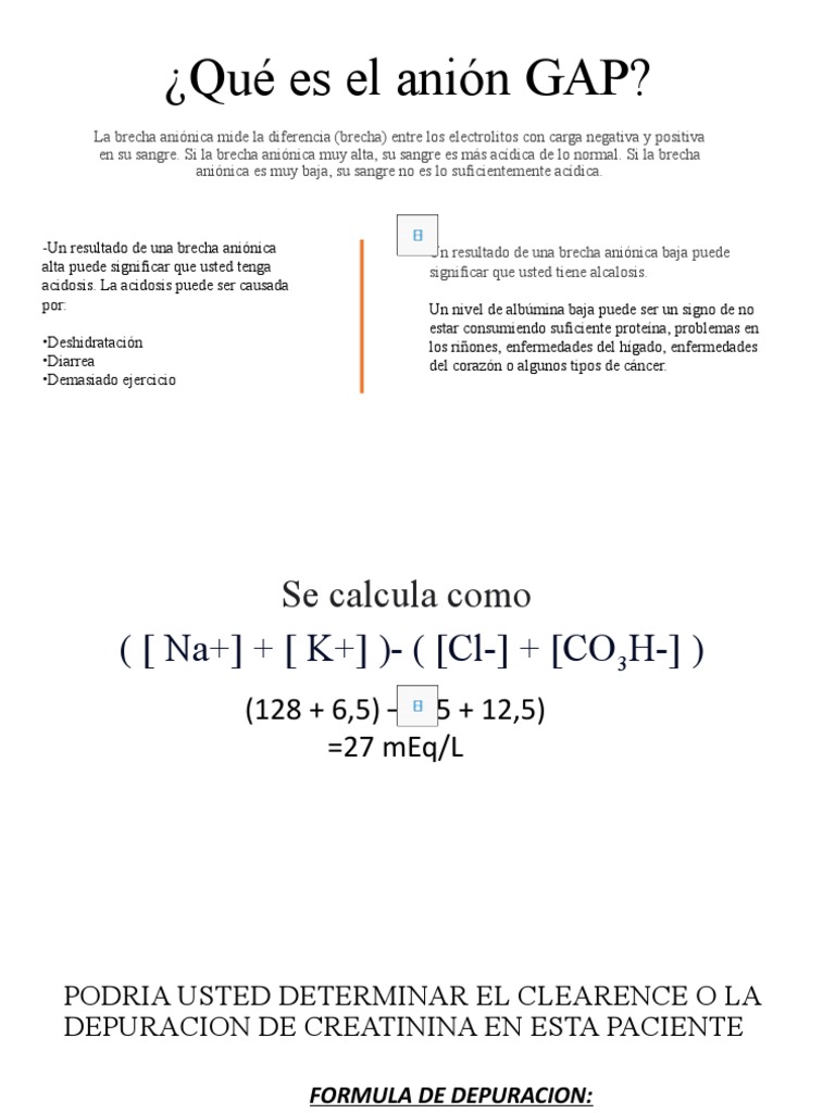 Qué Es El Anión GAP | PDF
