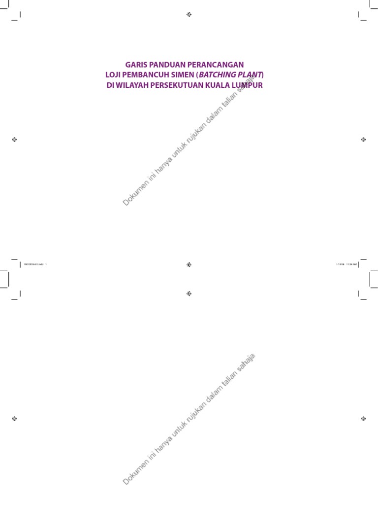 GPP Loji Pembancuh Simen | PDF