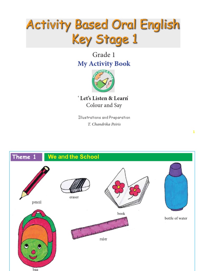 Grade 1 Activity Book: Let's Listen & Learn | PDF