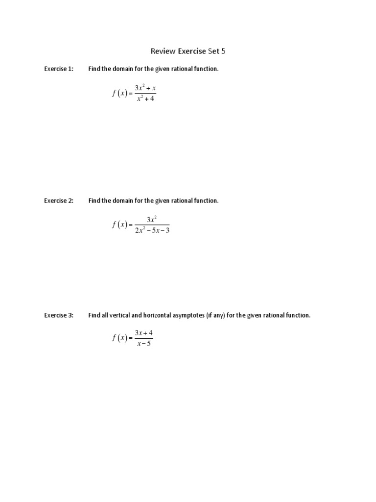 Math1314 Review Exercise Set 5 | PDF