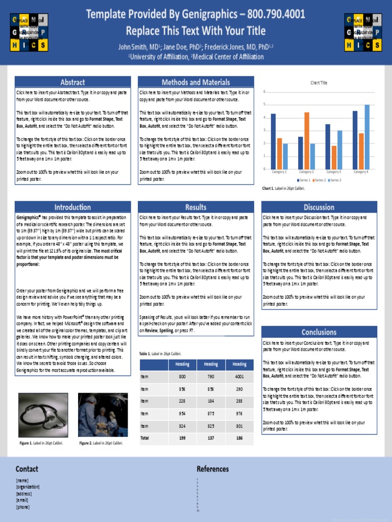 PPTX Genigraphics Poster Template 1mx1m | PDF | Microsoft Word | Software