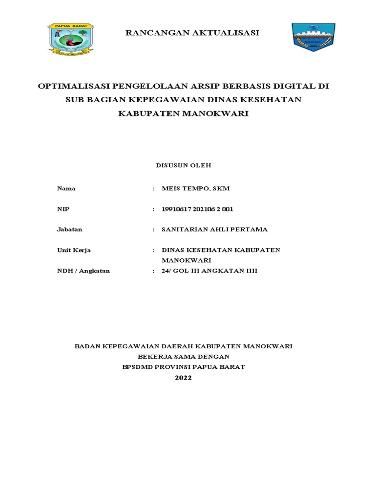 Rancangan Aktualisasi Meis-1 | PDF