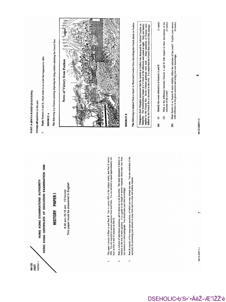 1998 Paper 1+2+ans | PDF | Politics
