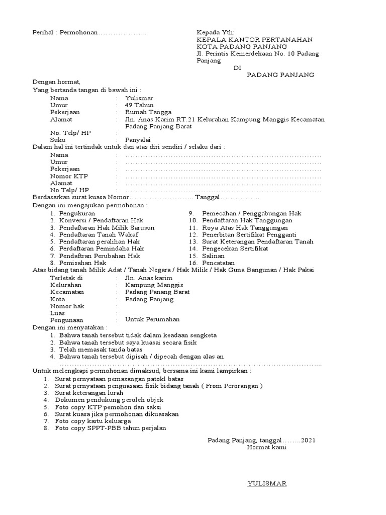 Permohonan Ria | PDF