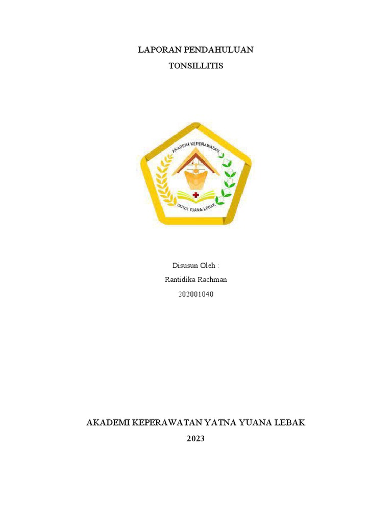 LP - Askep Anak Ranti Tonsilitis | PDF