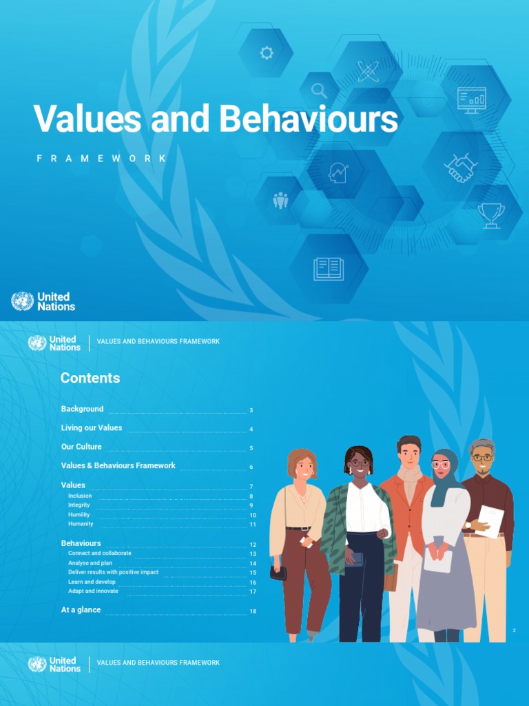 UN Values and Behaviours Framework | PDF