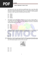AMO 2017 Grade 5 | PDF | Area | Mathematics