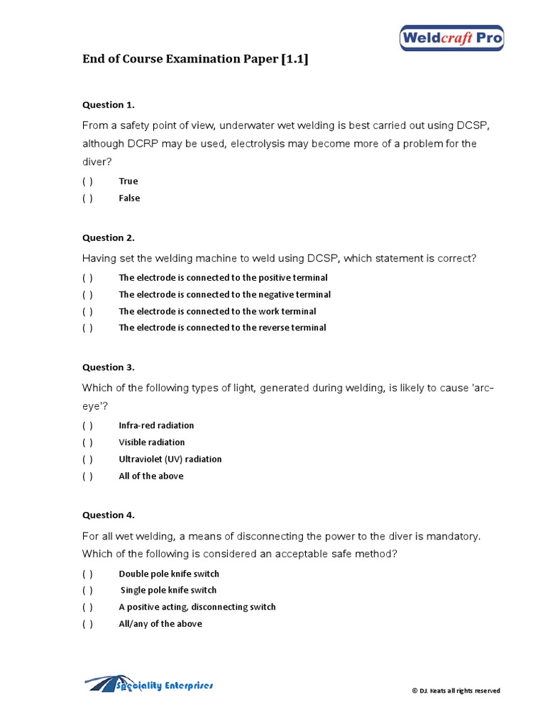 Student End Exam Questions | PDF