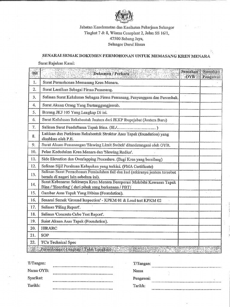JKKP Selangor-Memasang TC | PDF