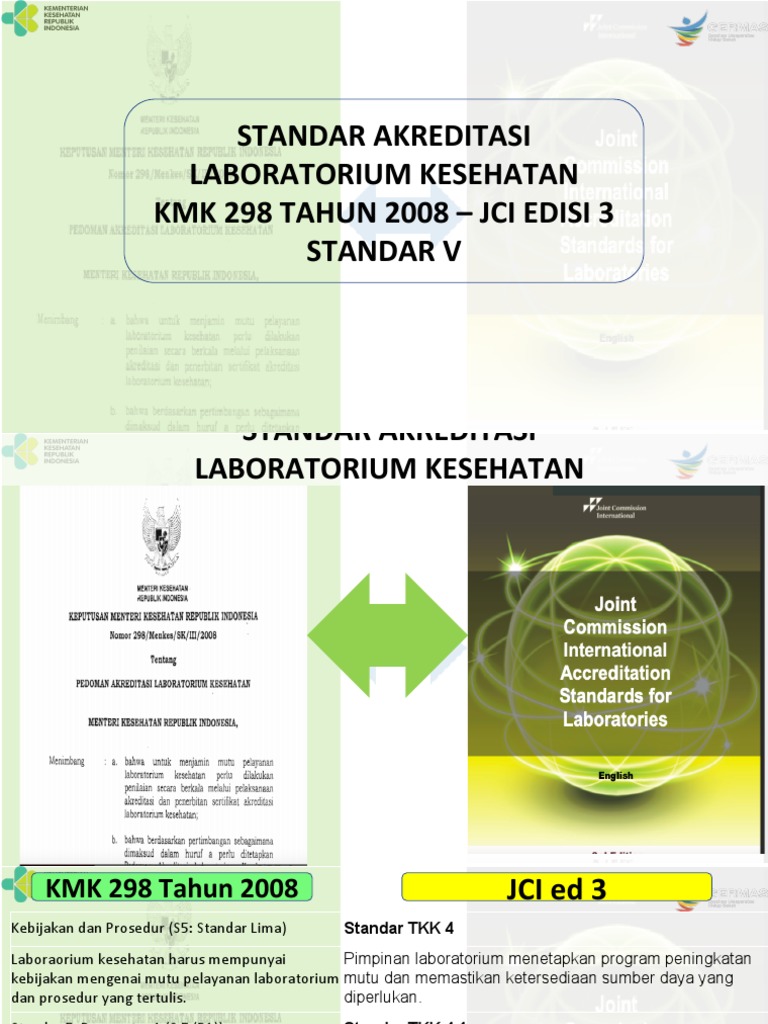 Standar Akreditasi Laboratorium Kesehatan | PDF
