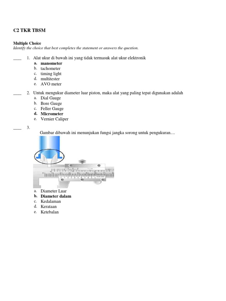 Latihan Soal USP C2 | PDF