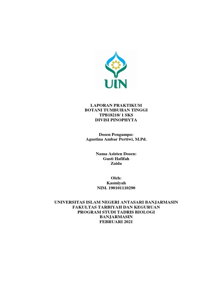 Kasmiyah 190101110290 BTT 1 REVISI BTT | PDF