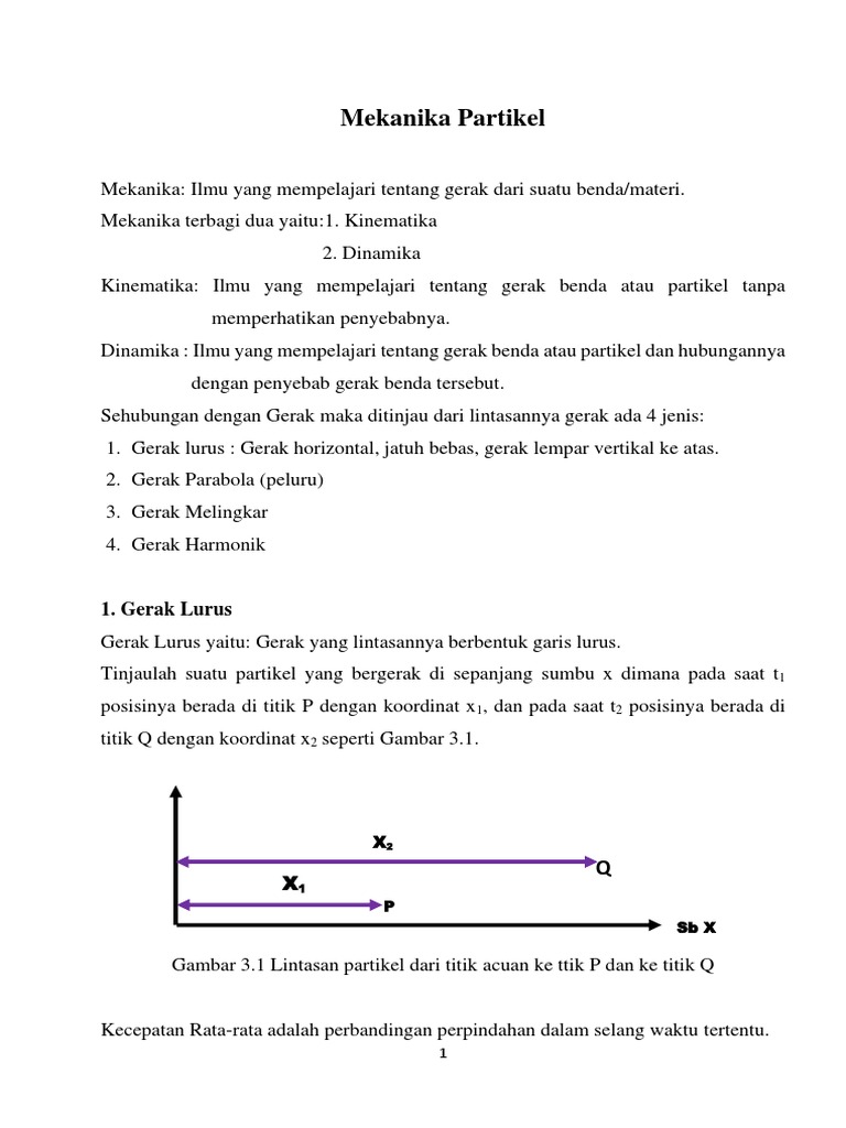 3 4 Mekanika Partikel | PDF