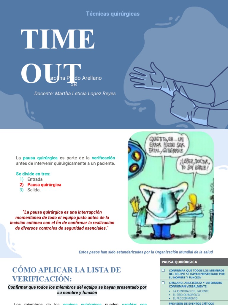Pausa Quirúrgica: Protocolo y Verificación | PDF | Wellness ...