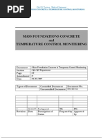 Mass Concrete Temperature Control Guide | PDF | Concrete | Temperature
