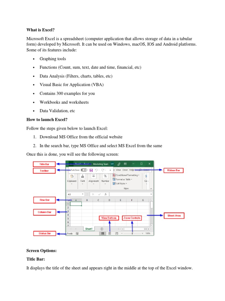 Excel | PDF | Microsoft Excel | Software