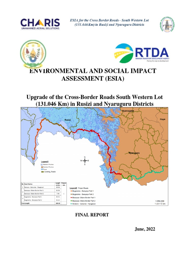 Esia For The Cross-Border Roads South Western Lot 131.046 KM in Rusizi ...