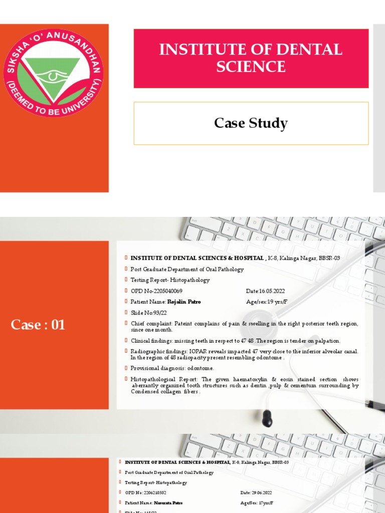 Dental Histopathology Case Studies | PDF