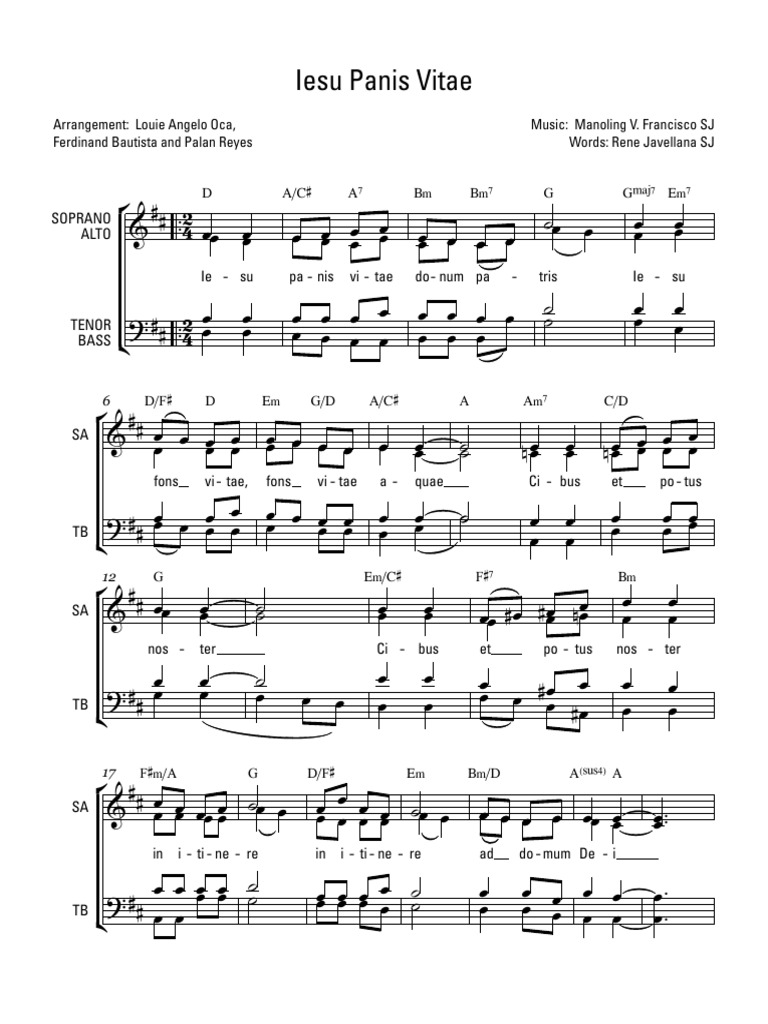 15 Iesu Panis Vitae | PDF