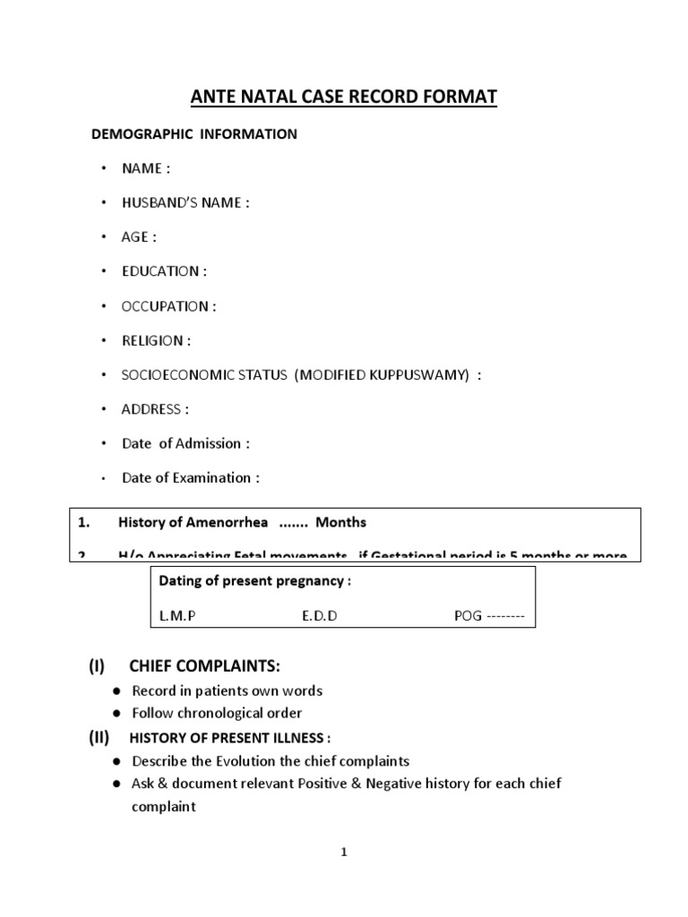 ANC History Format | PDF