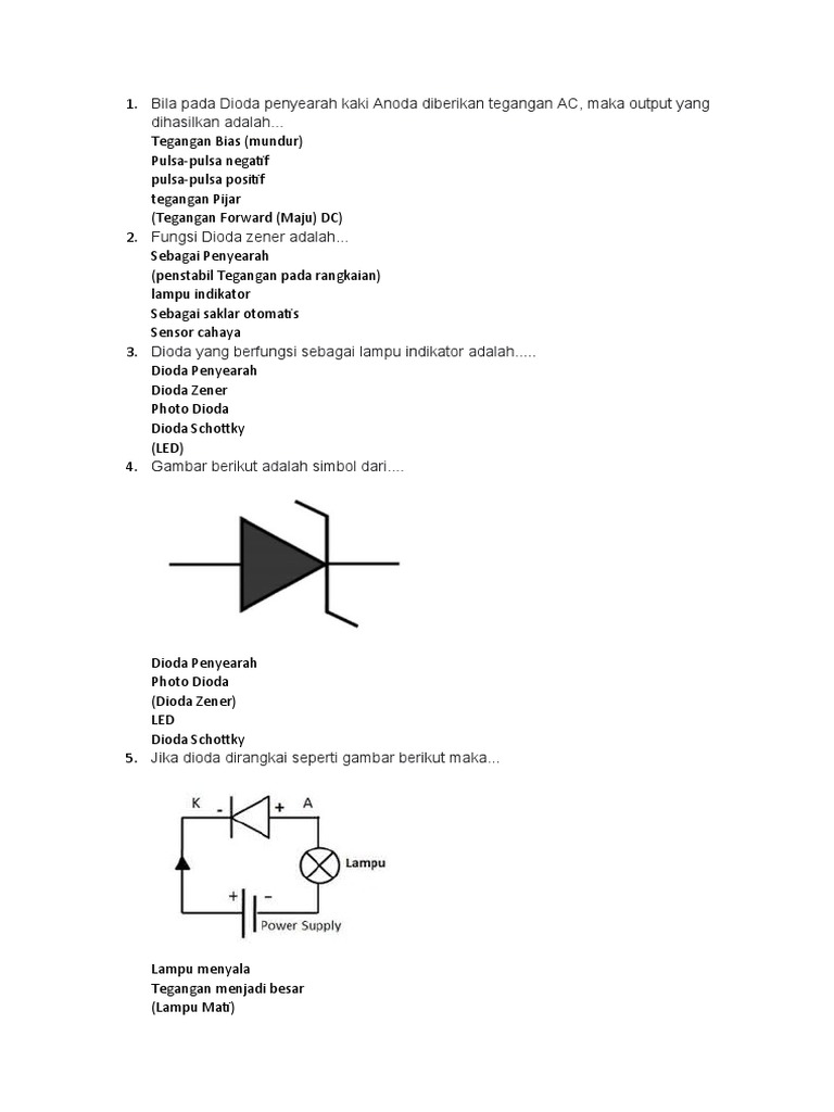 Soal Dioda | PDF