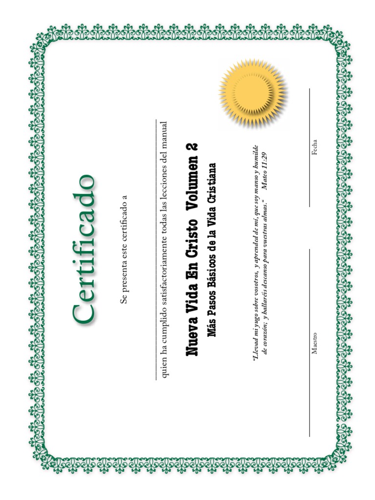 2 Certificado 2 | PDF