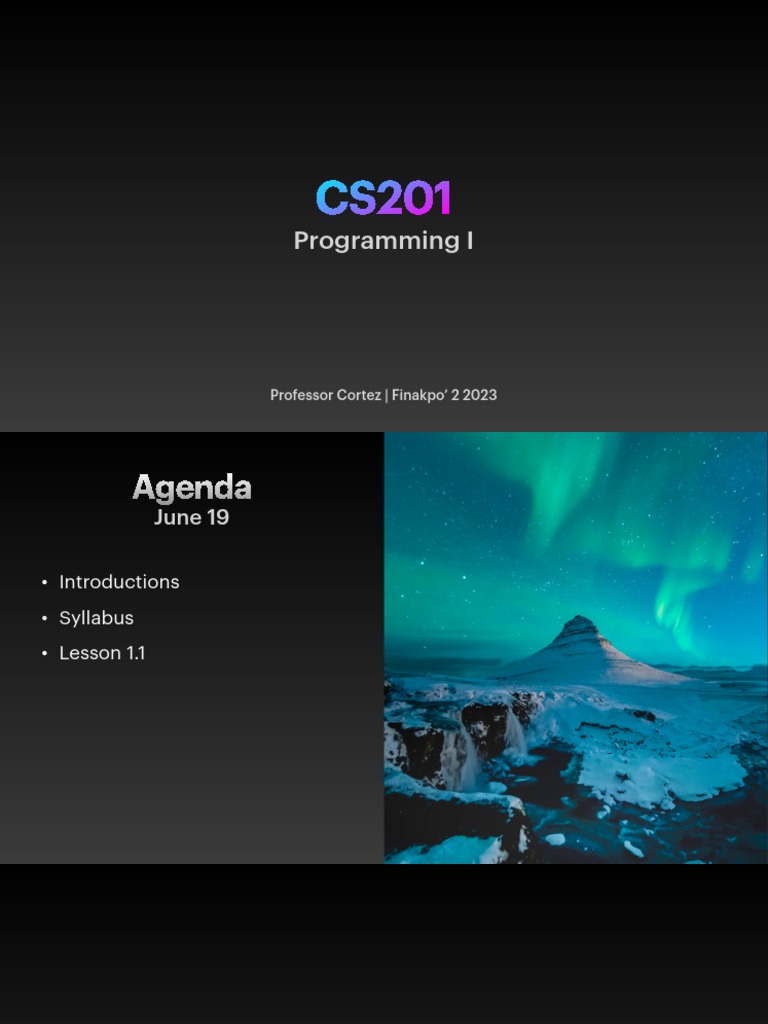 Day 1 | PDF | Computer Programming | Programming