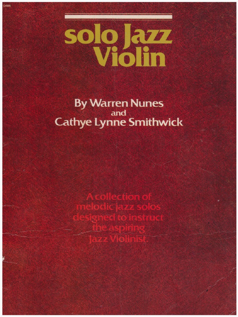 Solo Jazz Violin PDF Free | PDF