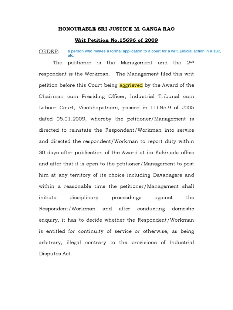 LL Case | PDF | Supreme Court Of India | Certiorari