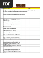 Cashier Checklist | PDF