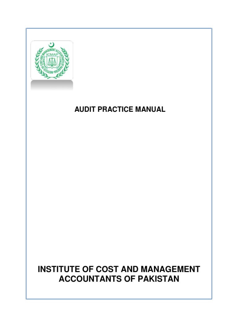 Audit Manual For CMA Firms | PDF | Audit | Internal Control