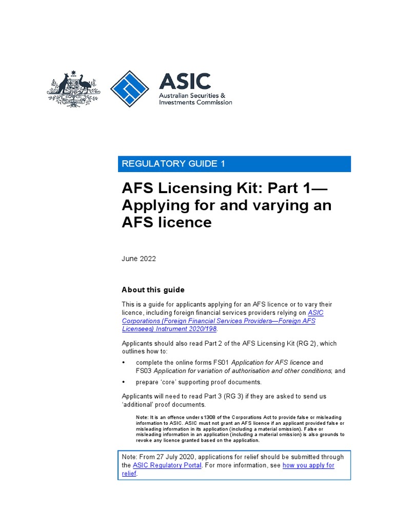 AFS Licensing Kit | PDF
