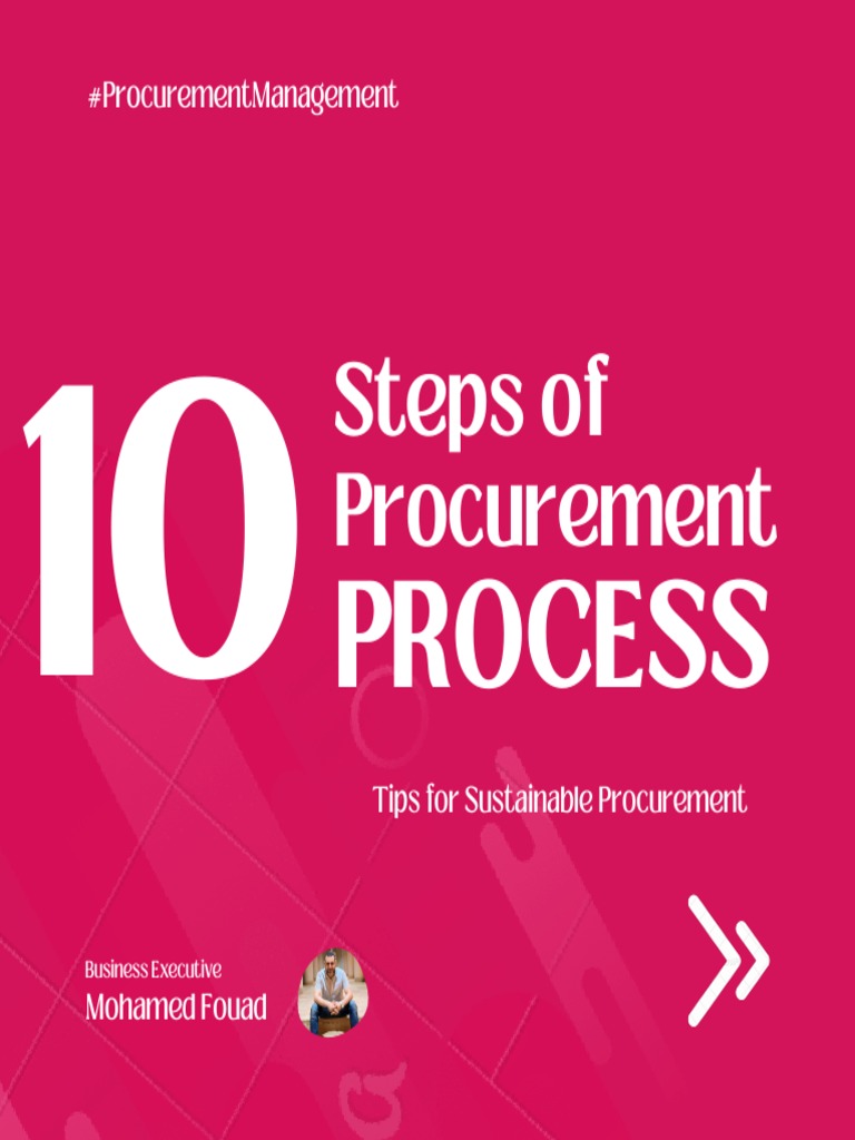 10 Steps of Procurement Process Guideline | PDF