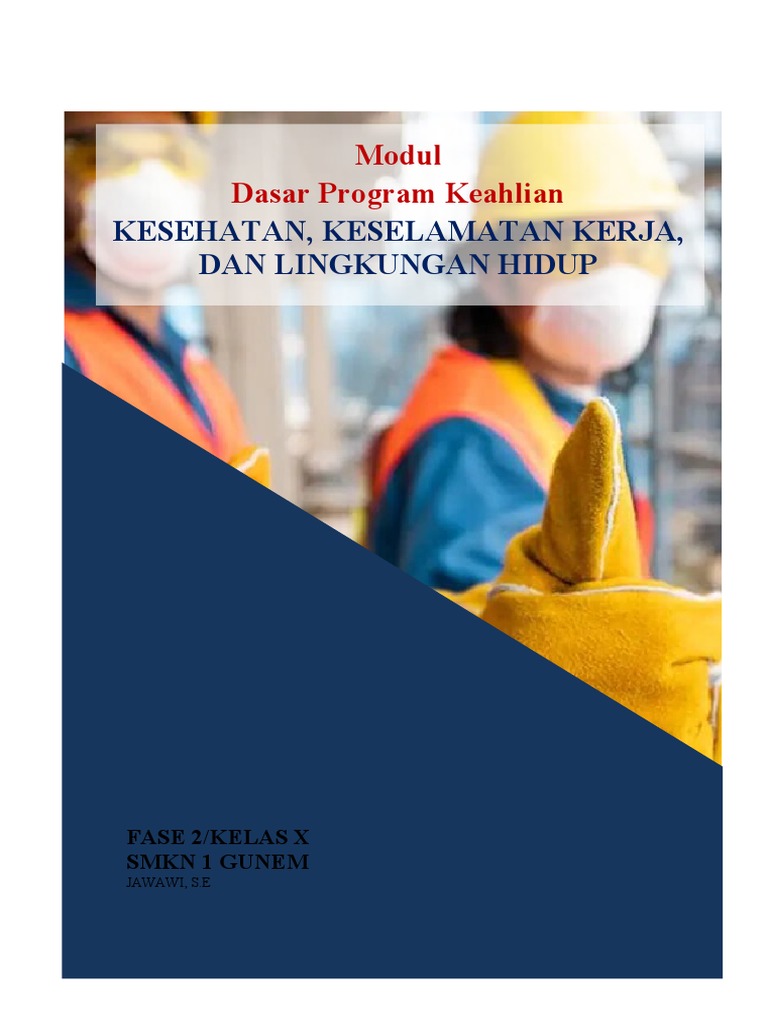 8.3.5 Modul Ajar Keselamatan, Kesehatan Kerja Dan Lingkungan Hidup (K3LH) | PDF