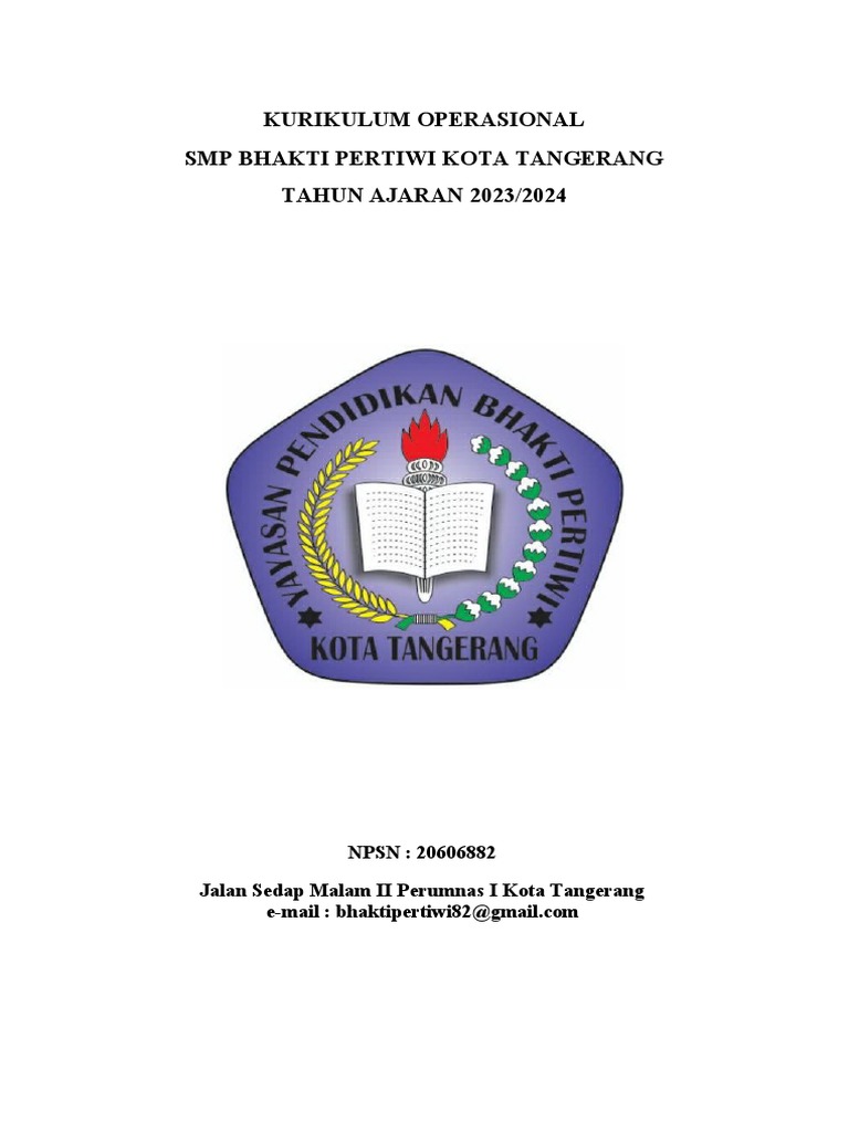 Kosp SMP Bhakti Pertiwi 2023-2024 | PDF