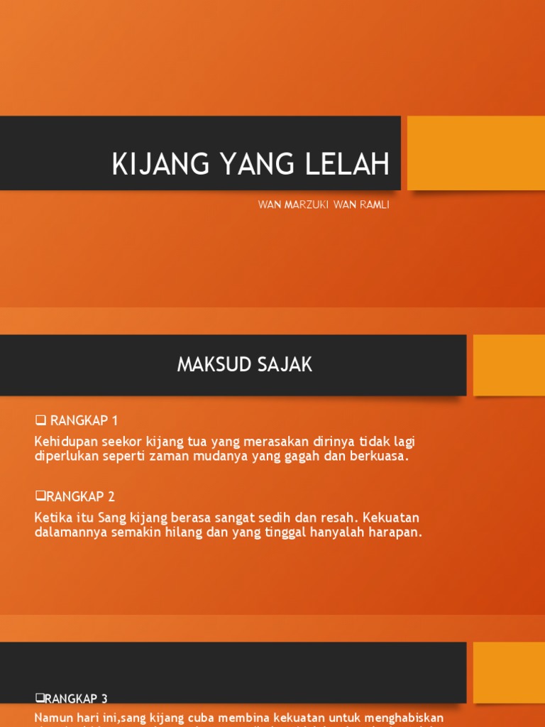 Kijang Yang Lelah | PDF
