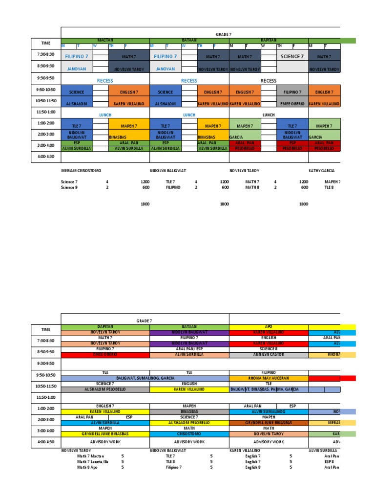 School Matrix | PDF