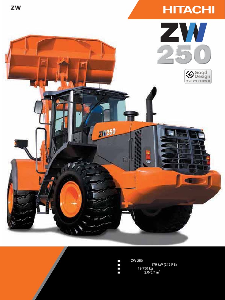 Catalogue - JP - Hitachi ZW250 - Hitachi Construction Machinery (Europe ...
