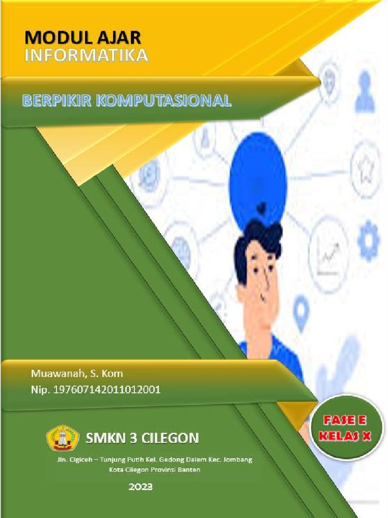 Modul Ajar Informatika - Berpikir Komputasional (BK) - Fase E | PDF