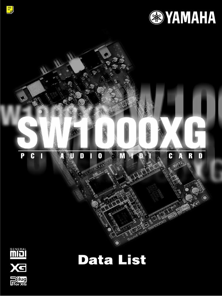 XG Voice List: Normal Voices | PDF | Music Technology | Music Production