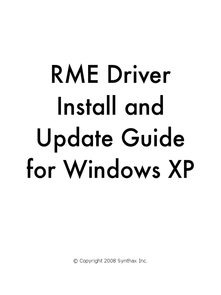 Plugin-Xp Driver Install and Update | PDF