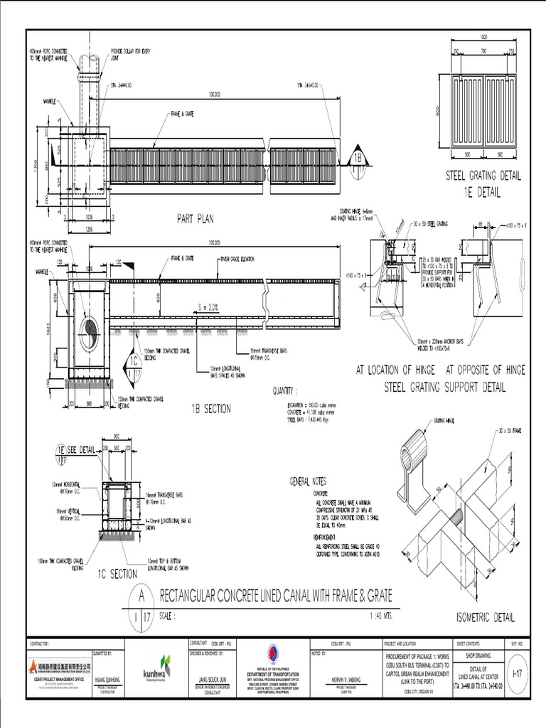 Rectangular Lined Canal D 1 | PDF | Public Transport | Rapid Transit