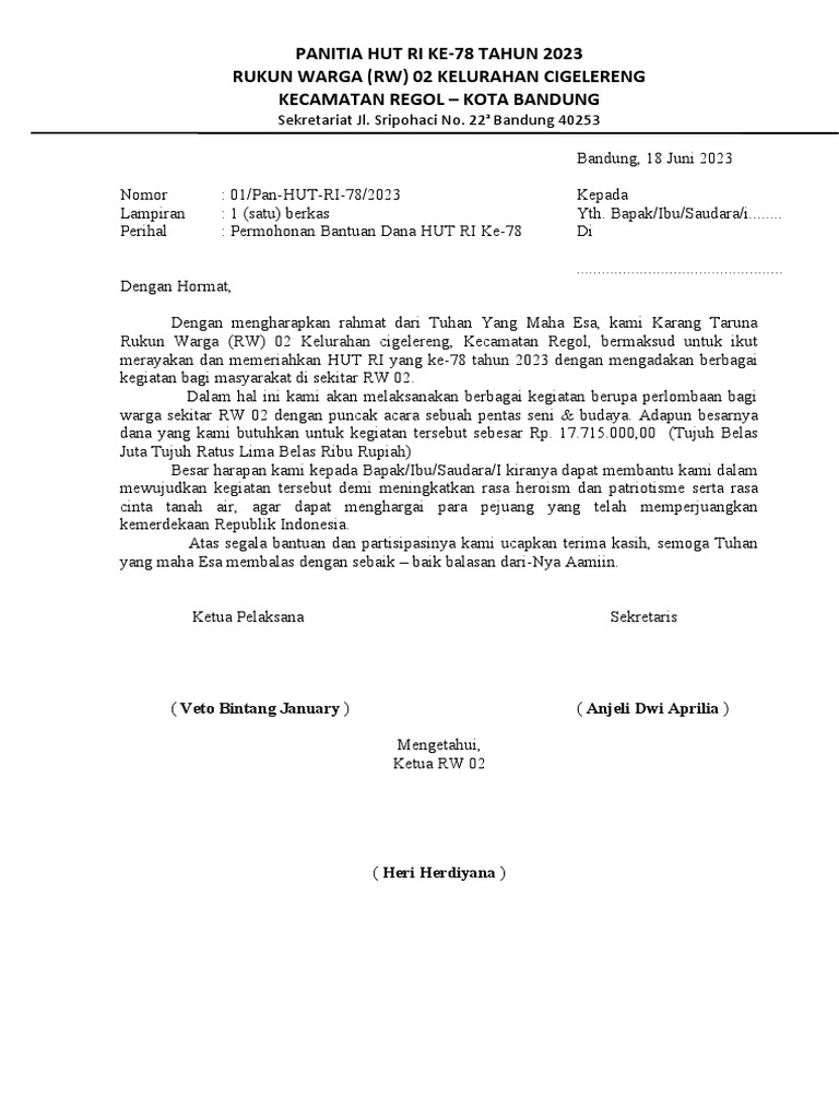 Proposal RW 02 Plan B RT 01 | PDF