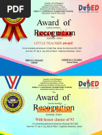 Suggested Flow of Activities For Moving Up and Graduation Rites and ...