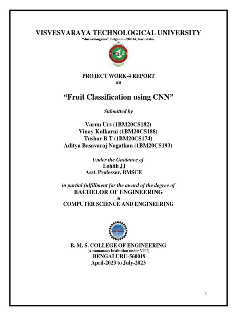 Fruit Classification Using CNN Techniques | PDF | Machine Learning ...