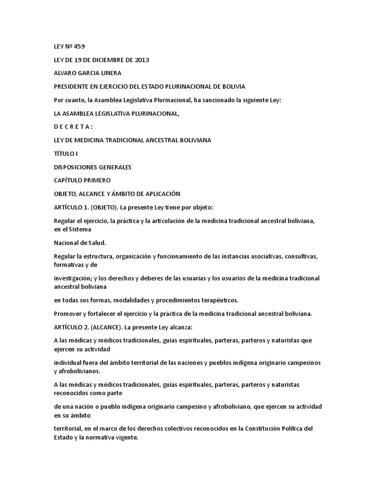 Ley #459 | PDF | Autosuperación | Estilo de vida